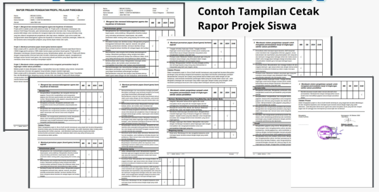 Cara Cetak Hasil Rapor Dalam e- Rapor Kurikulum Merdeka - Laman 3 dari 3 - NaikPangkat.com