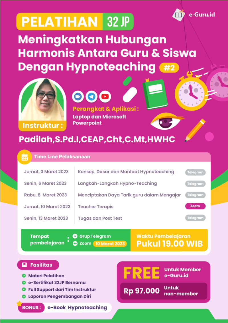 Berikut Kelebihan dan Langkah Menggunakan Metode Hypnoteaching - Laman 2 dari 2 - NaikPangkat.com