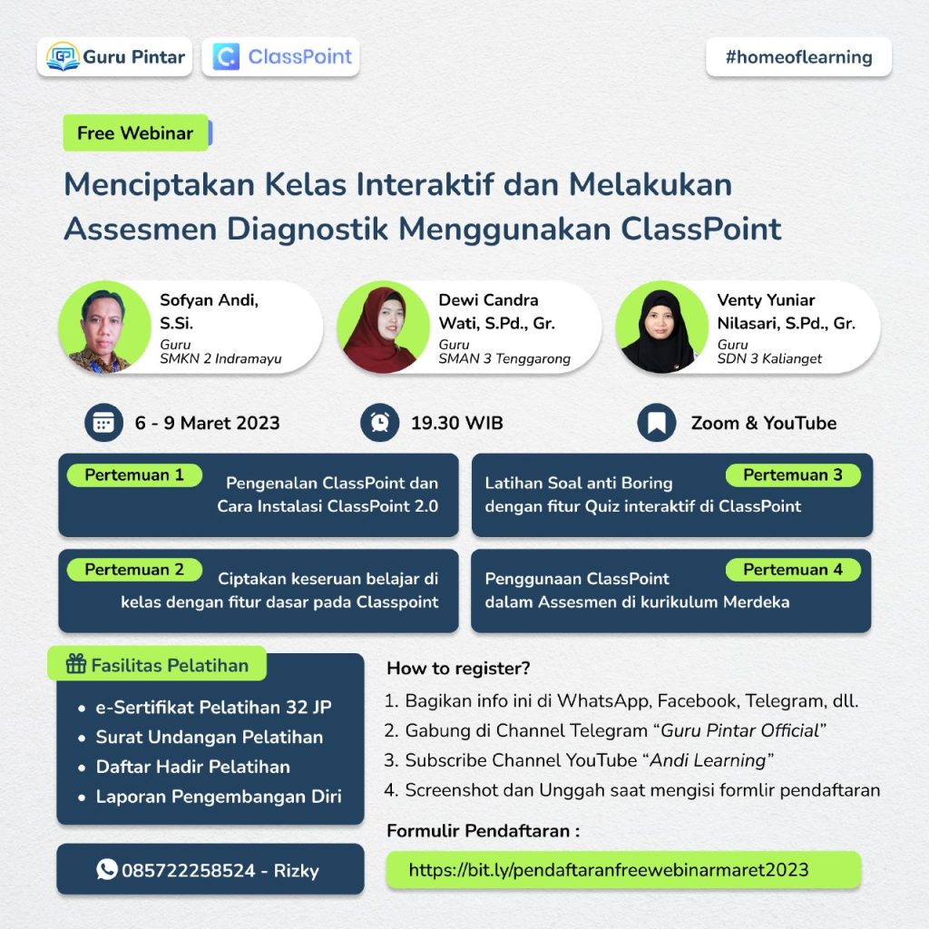 Segera Daftar! Webinar Gratis 32JP : Menciptakan Kelas Interaktif dan Melakukan Asesmen ...