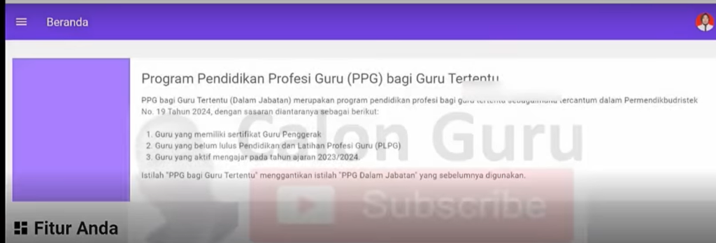 Contoh Tampilan Akun SIMPKB Guru Yang Terpanggil PPG Daljab 2024 dan Yang Tidak Terpanggil ...