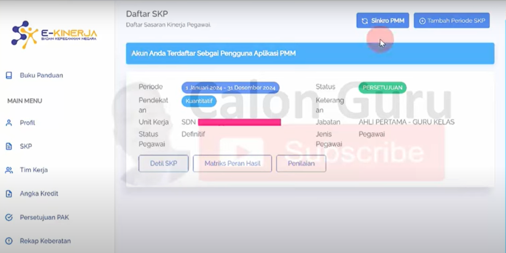 Cara Melihat Penilaian Pengelolaan Kinerja PMM di E- Kinerja BKN & Solusi Apabila Penilaian ...